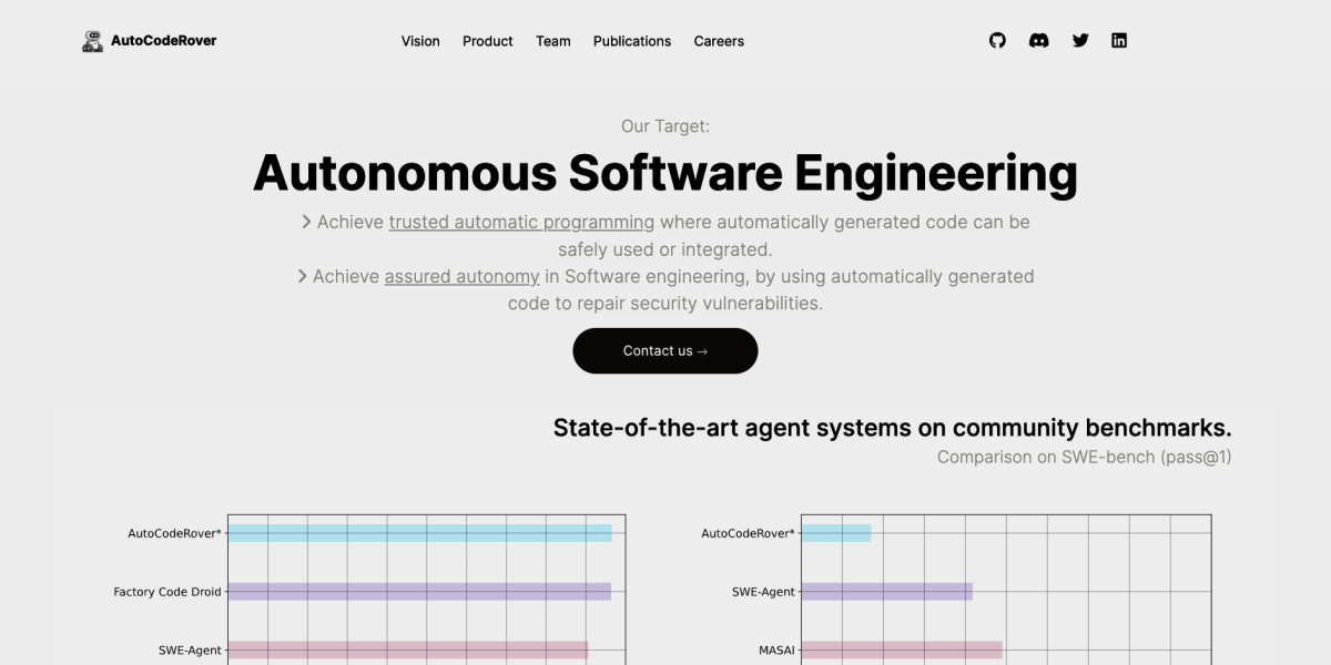 AutoCodeRover: 革命性的自主程序改进系统 - 懂AI