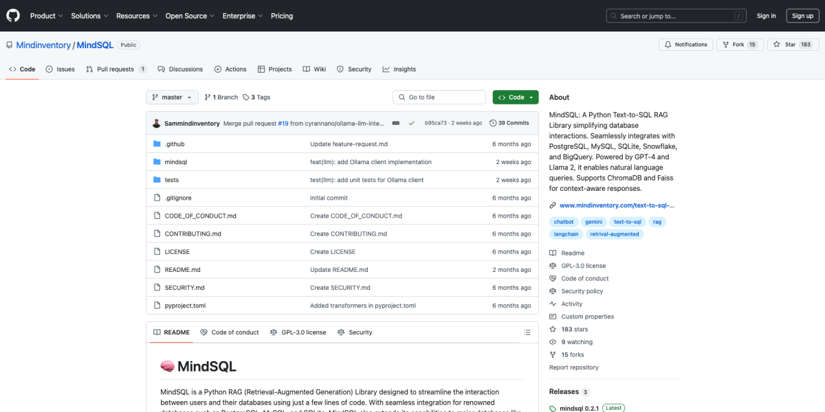 MindSQL：简化数据库交互的Python Text-to-SQL RAG库 - 懂AI