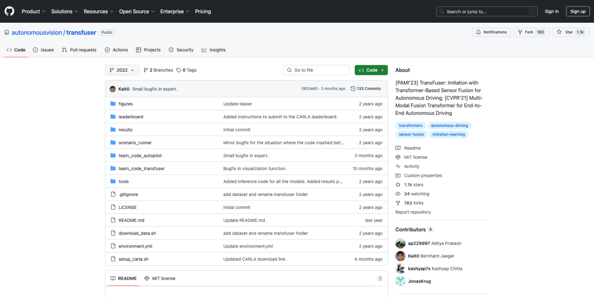 TransFuser:基于Transformer的传感器融合自动驾驶技术 - 懂AI