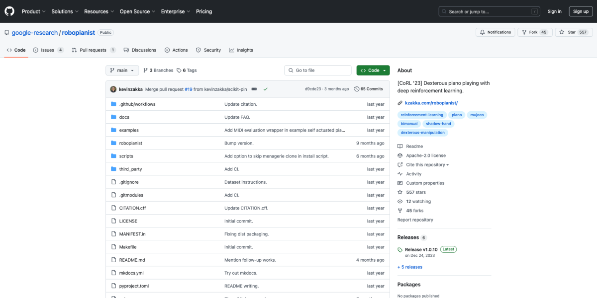 RoboPianist: 使用深度强化学习实现灵巧的钢琴演奏 - 懂AI