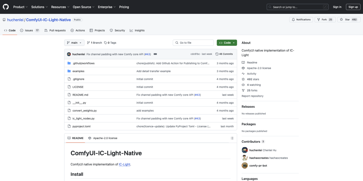 ComfyUI-IC-Light-Native:在ComfyUI中实现IC-Light的原生集成 - 懂AI