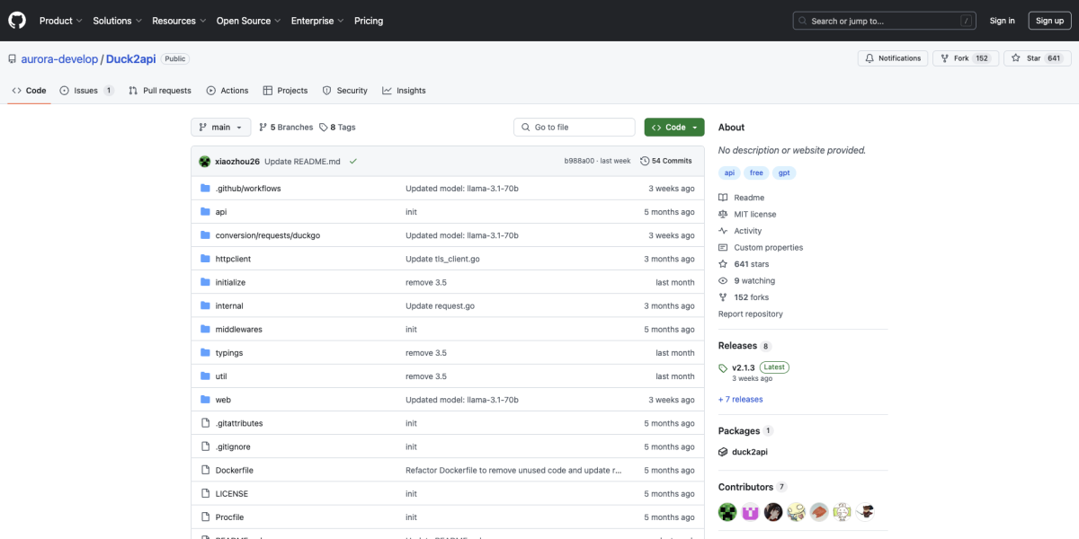 Duck2api: 一个强大的免费API接口工具 - 懂AI