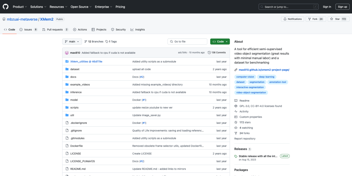 XMem2: 高效的半监督视频对象分割工具 - 懂AI