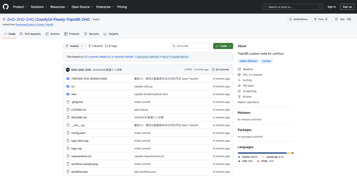 ComfyUI-Flowty-TripoSR-ZHO: 为ComfyUI打造的高性能TripoSR自定义节点 - 懂AI