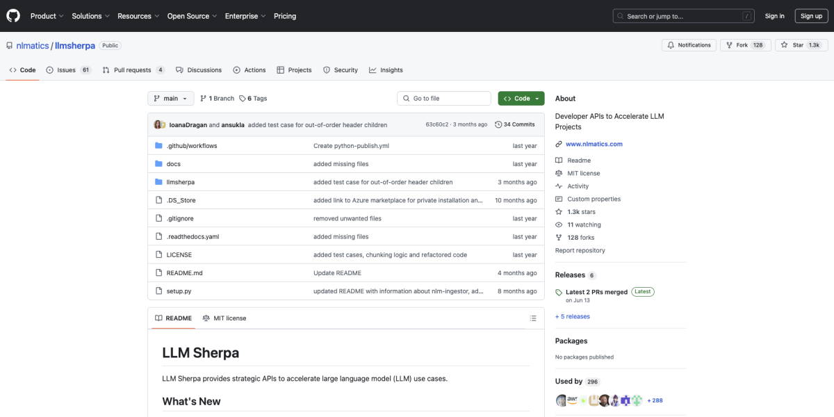 nlm-ingestor: 一款强大的文档解析工具 - 懂AI