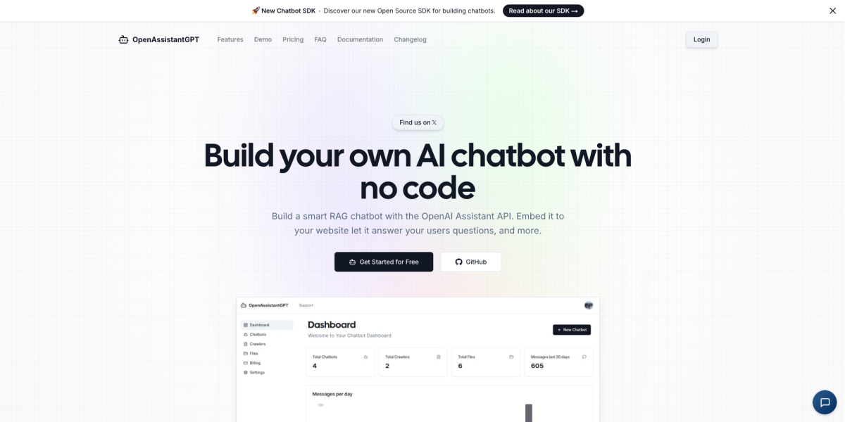 OpenAssistantGPT: 开源AI助手平台的革新之作 - 懂AI