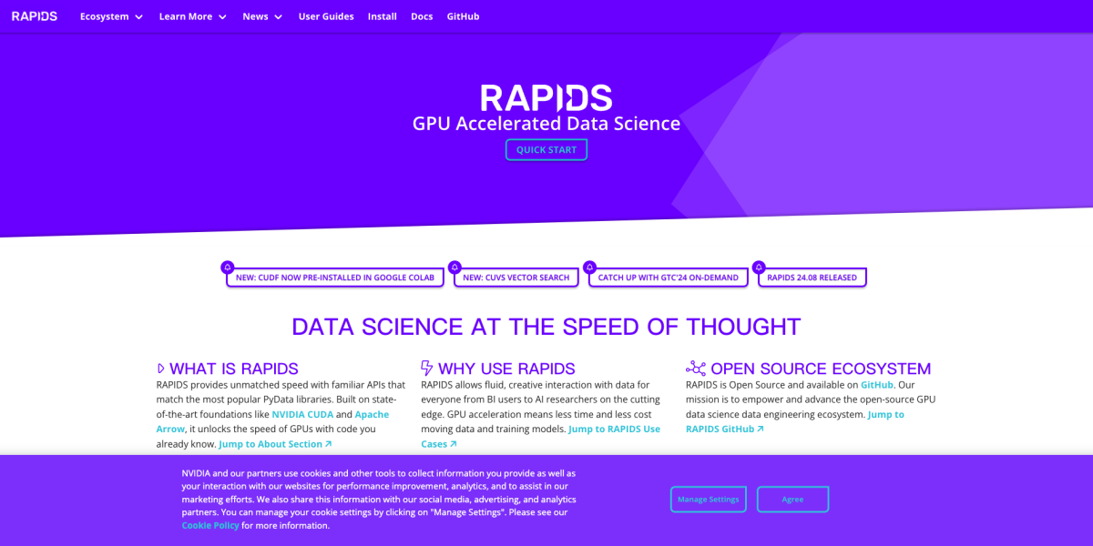 cuML: 快速GPU加速的机器学习库 - 懂AI