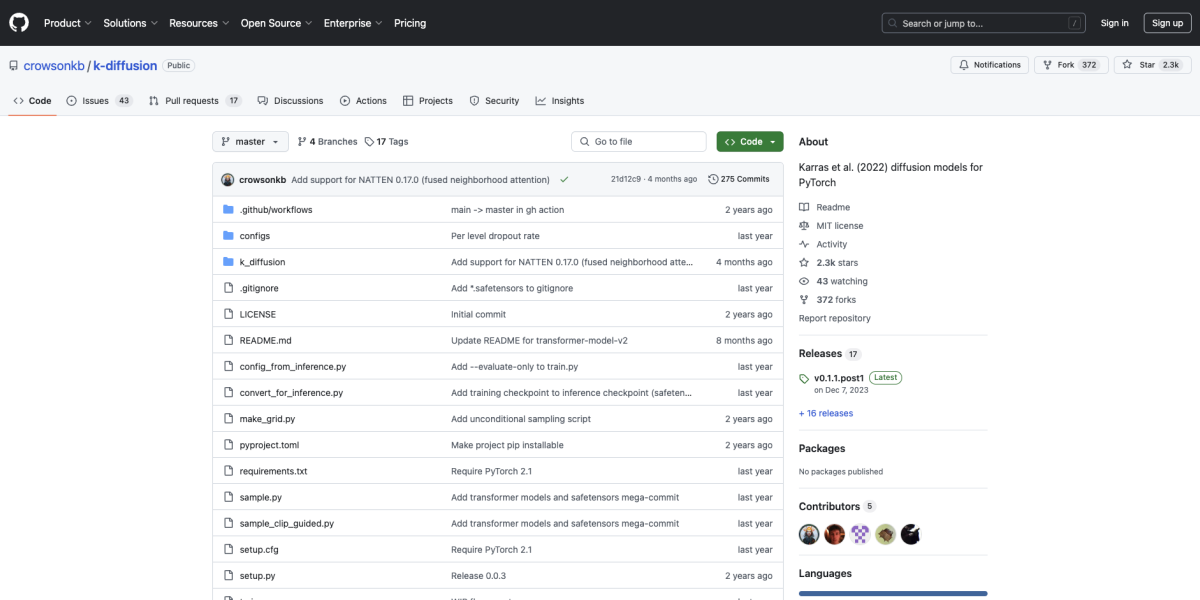 k-diffusion: 强大的扩散模型框架 - 懂AI