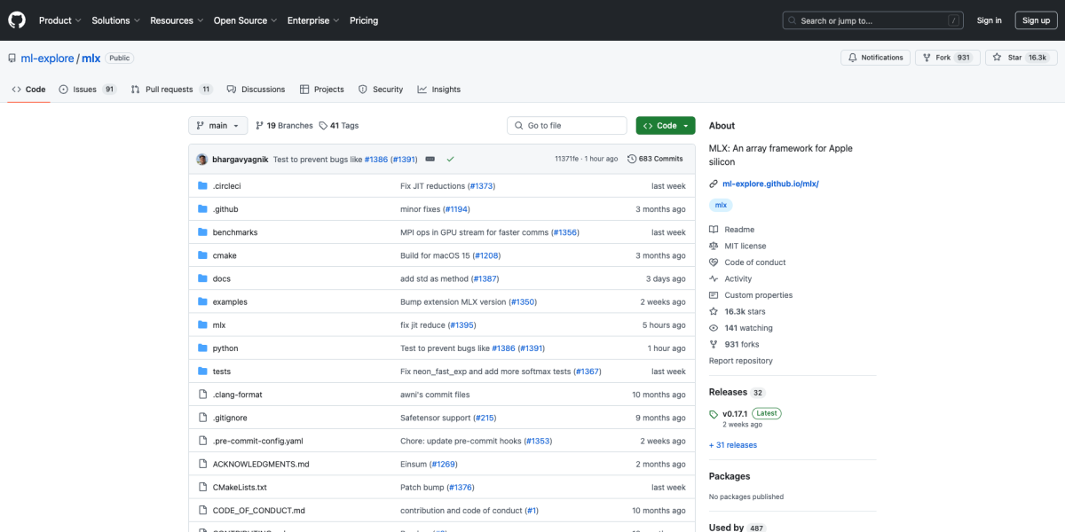 MLX-Examples: 强大的机器学习示例库 - 懂AI