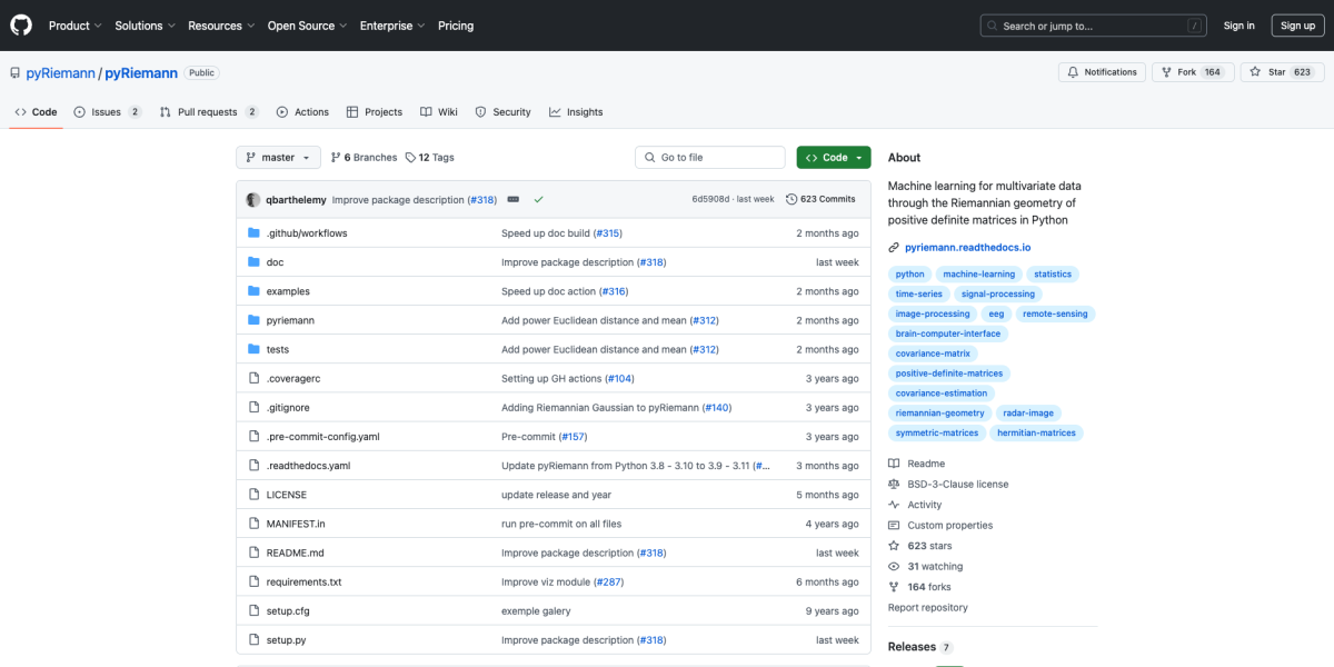 pyRiemann:基于黎曼几何的多变量数据机器学习Python库 - 懂AI