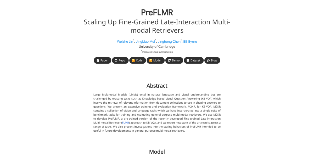 Retrieval-Augmented Visual Question Answering:一种基于多模态检索的视觉问答新方法 - 懂AI