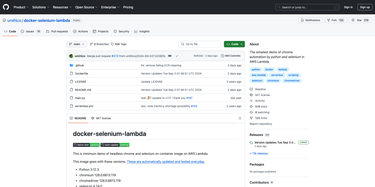 在AWS Lambda中使用Docker和Selenium实现Chrome自动化的最简示例 - 懂AI