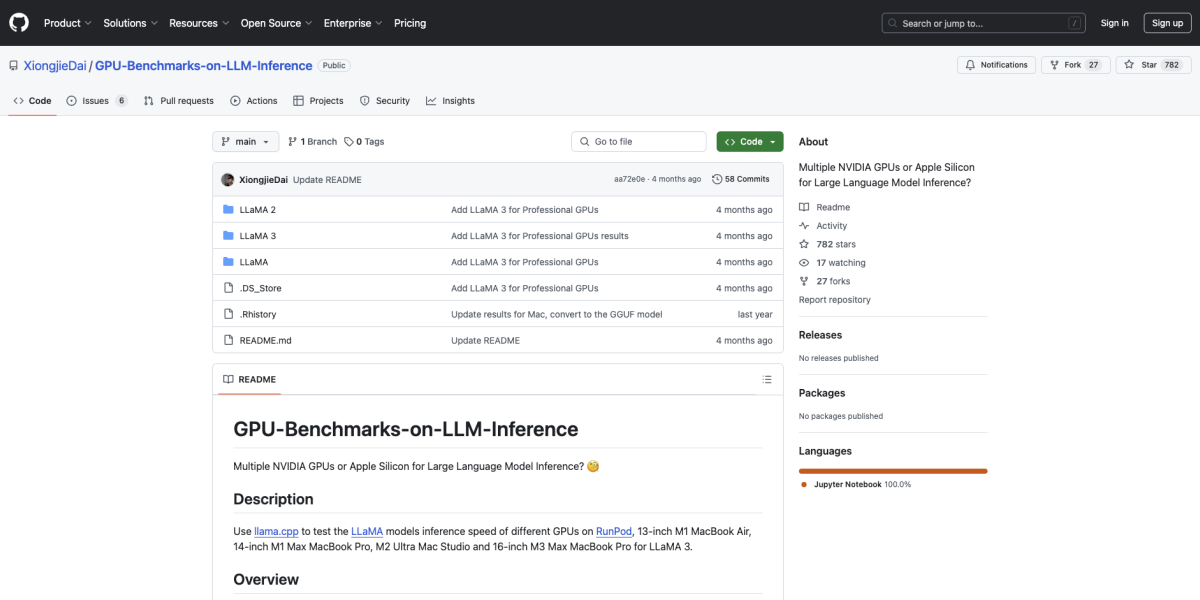GPU-Benchmarks-on-LLM-Inference: 探索大语言模型推理的GPU性能对比 - 懂AI