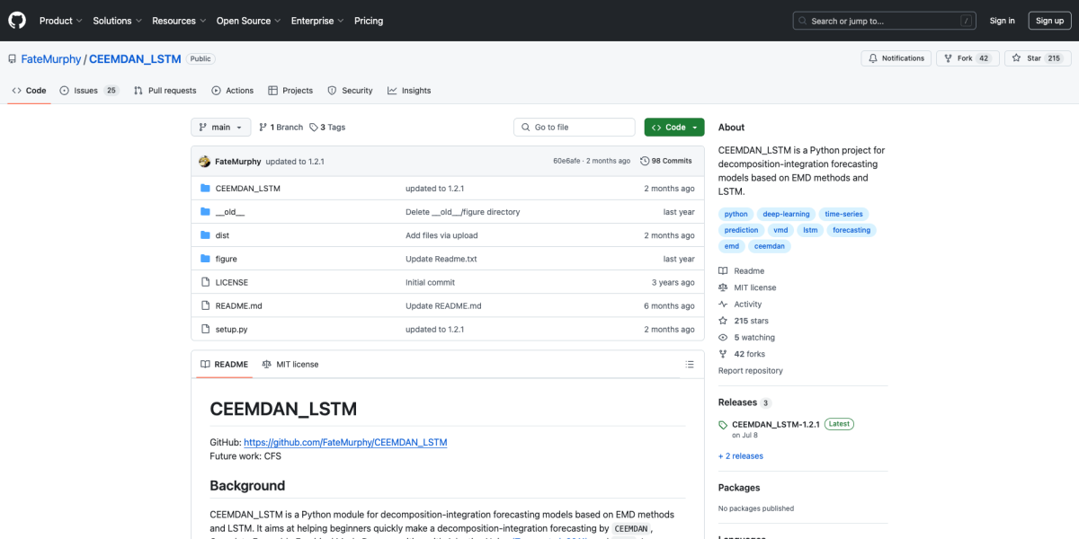 CEEMDAN_LSTM: 基于EMD方法和LSTM的分解-集成预测模型 - 懂AI