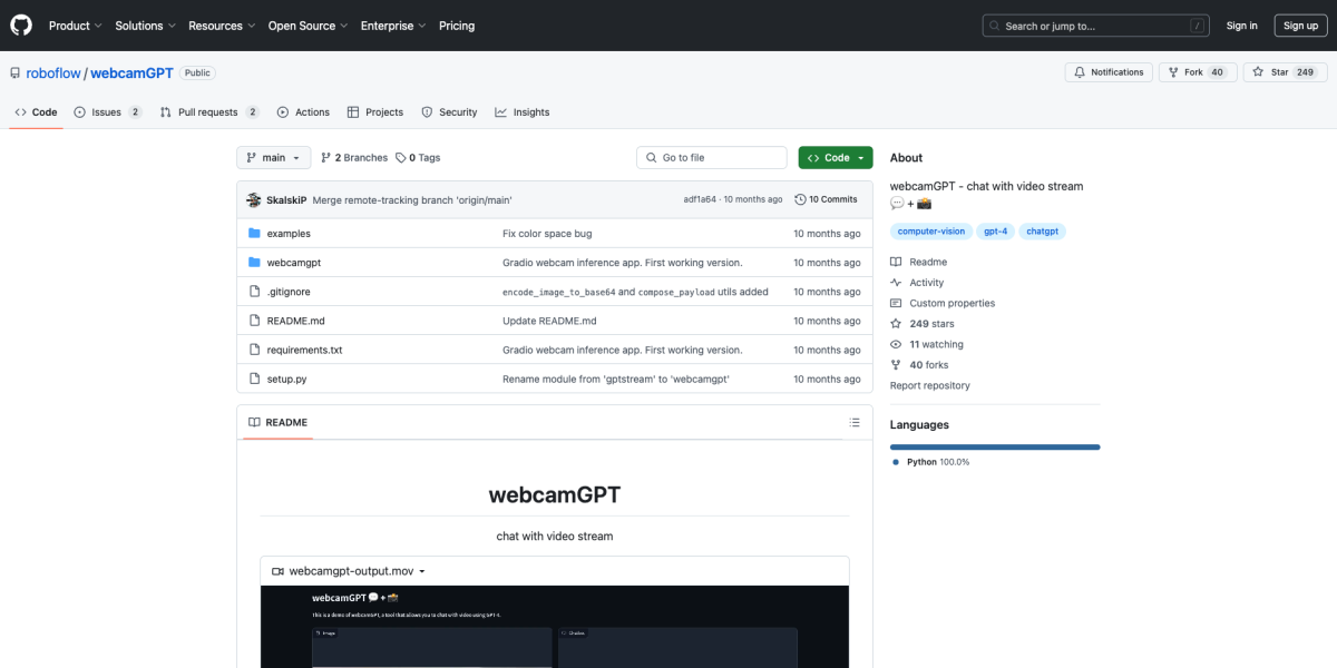 WebcamGPT：实时视频流智能交互的革新之作 - 懂AI
