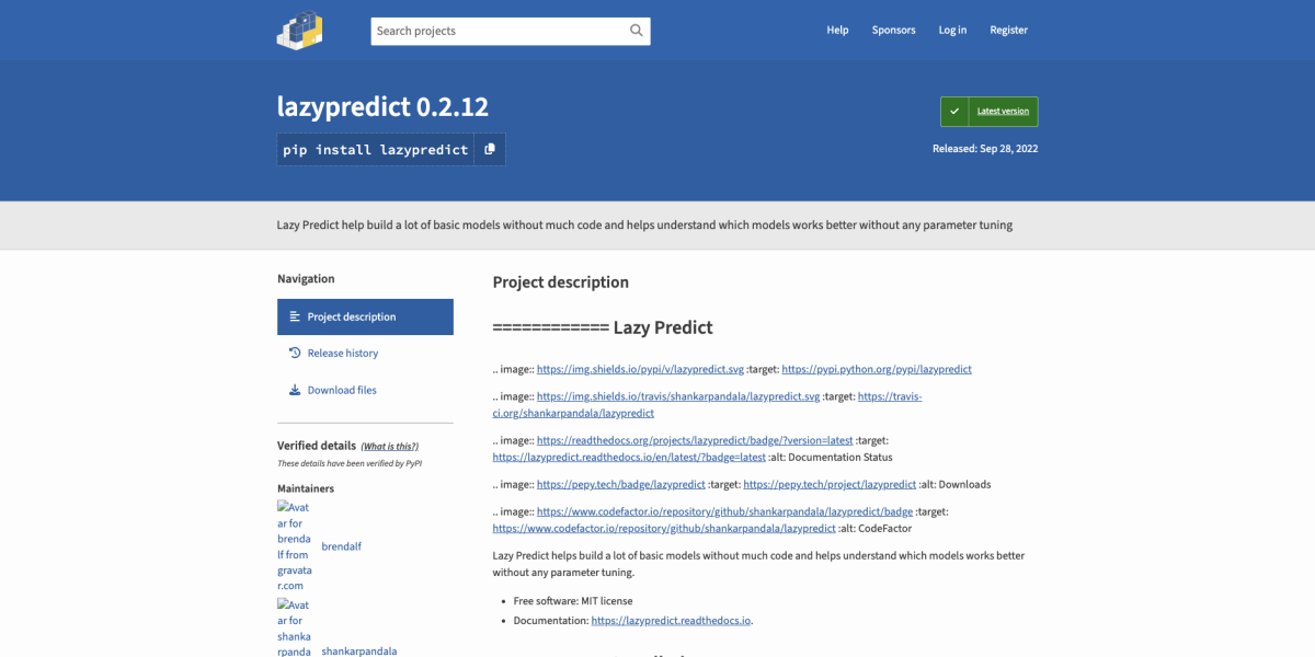 LazyPredict: 简化机器学习模型选择的强大工具 - 懂AI