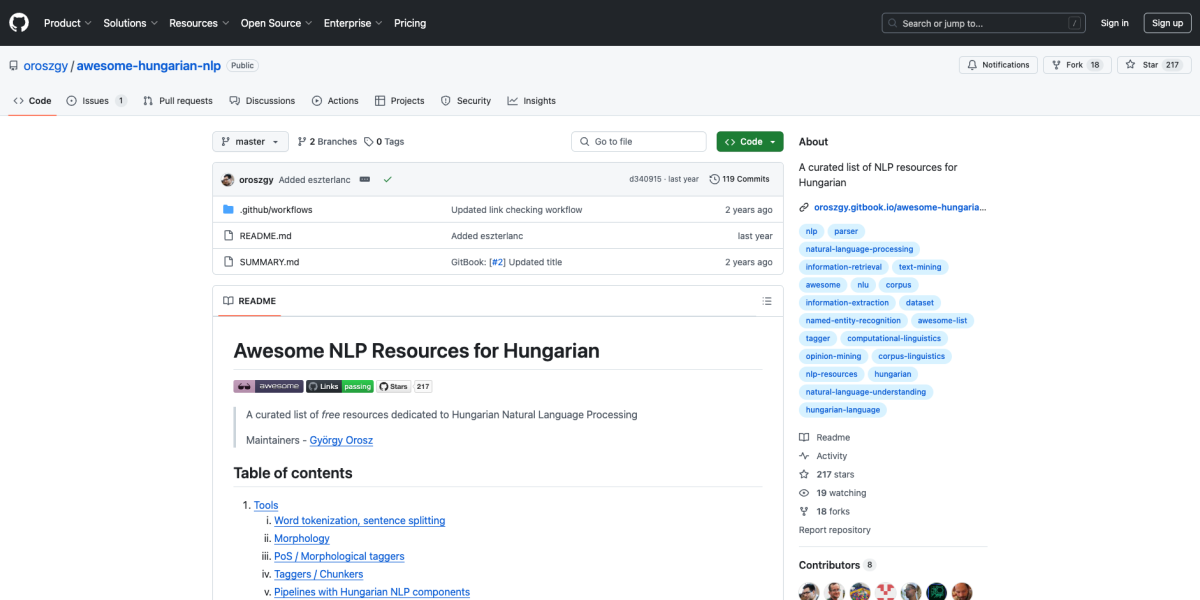 Hungarian NLP资源大全:构建匈牙利语自然语言处理的完整生态系统 - 懂AI