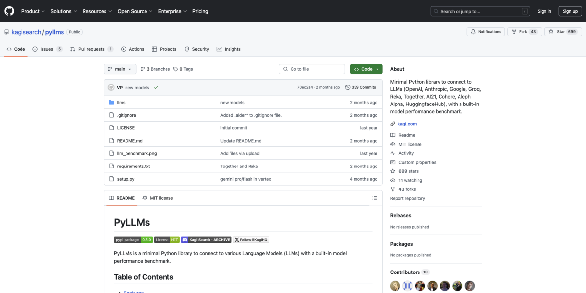 PyLLMs: 连接和评估顶级大语言模型的Python库 - 懂AI