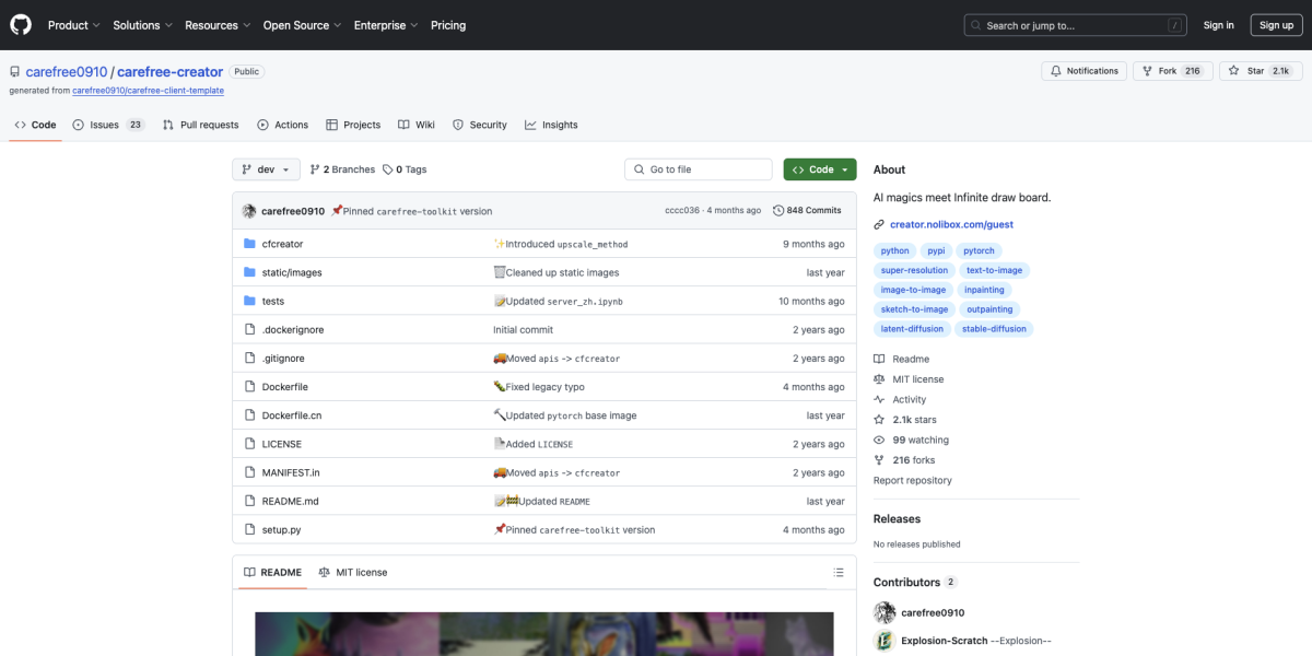 Carefree Creator: AI 魔法与无限画板的完美融合 - 懂AI