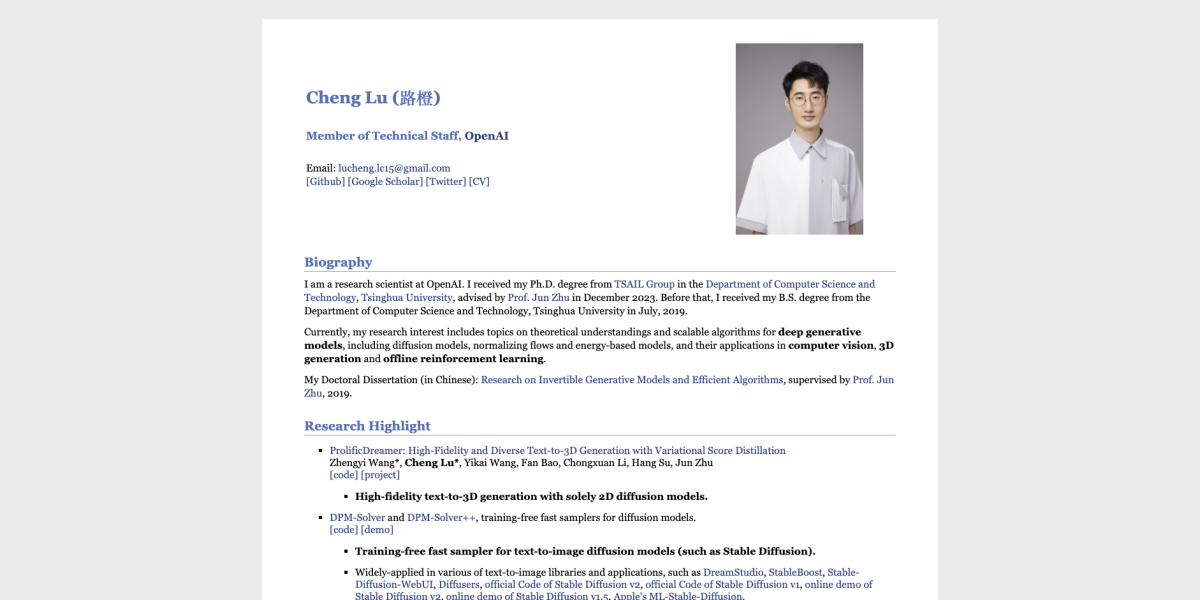 DPM-Solver: 快速高效的扩散概率模型采样方法 - 懂AI