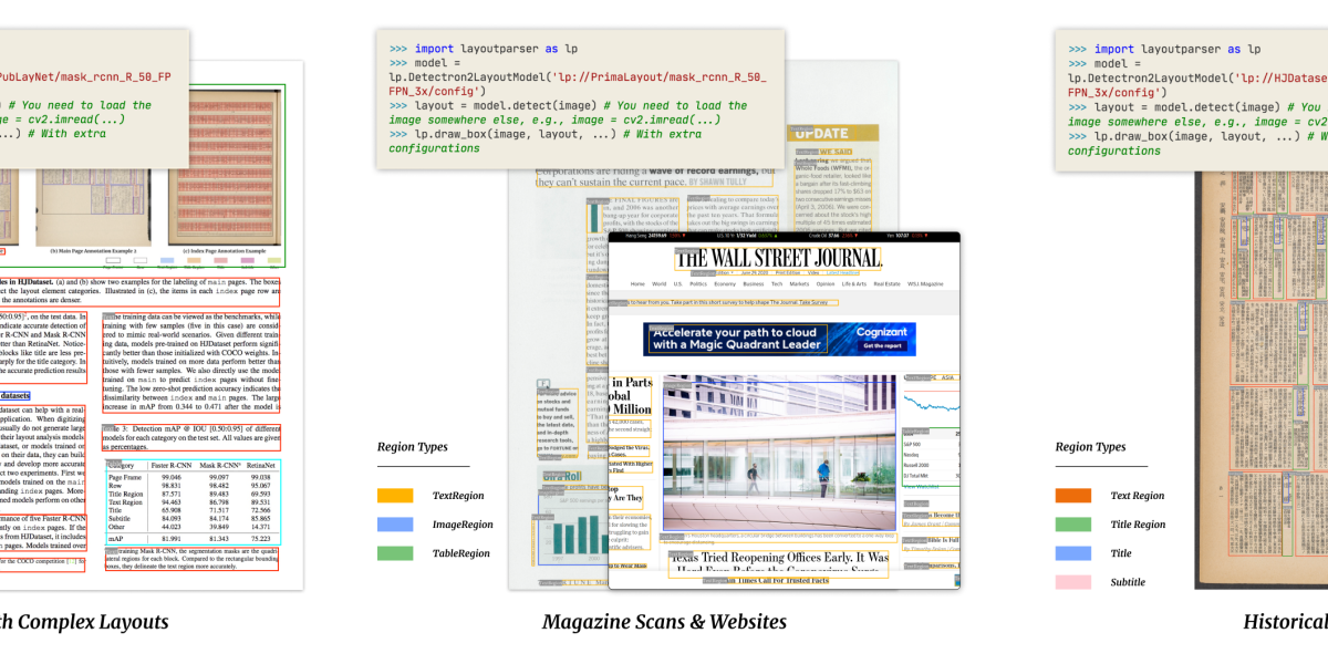 layout-parser入门学习资料 - 文档图像分析深度学习统一工具包 - 懂AI