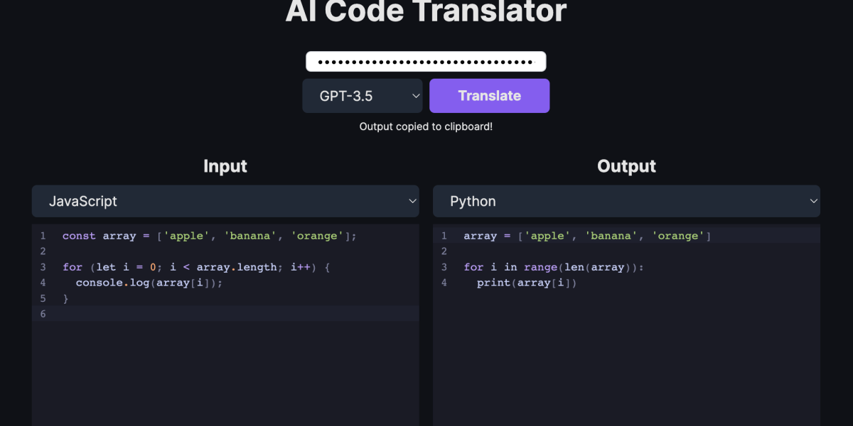 AI代码翻译器学习资料汇总 - 使用AI将代码从一种语言翻译成另一种语言 - 懂AI