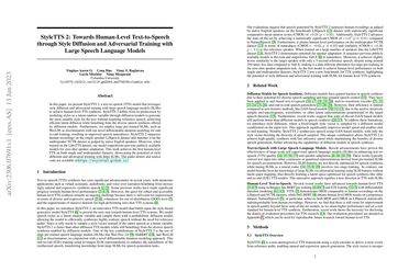 StyleTTS2入门学习资料汇总-人类级文本到语音合成模型 - 懂AI