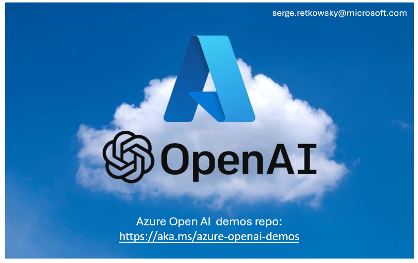 Azure OpenAI demos 学习资料汇总 - 探索Azure人工智能服务的强大功能 - 懂AI