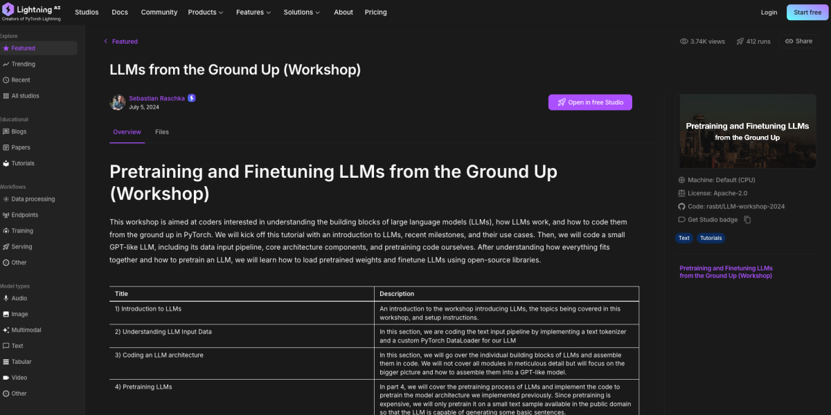 LLM-workshop-2024学习资料汇总 - 从零开始理解和实现大型语言模型 - 懂AI