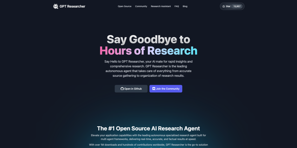 GPT-Researcher学习资料汇总 - AI驱动的自主研究助手 - 懂AI