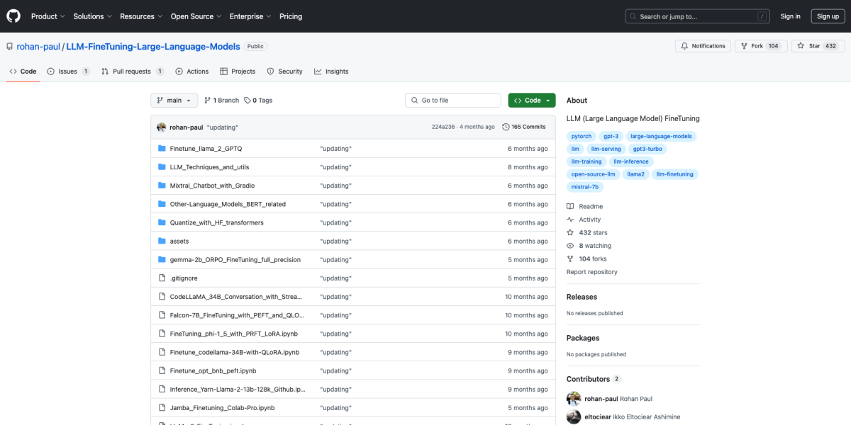 LLM-FineTuning-Large-Language-Models学习资料汇总 - 大型语言模型微调技术与项目实践 - 懂AI