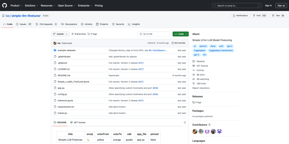 Simple LLM Finetuner入门指南 - 基于LoRA方法的语言模型微调工具 - 懂AI