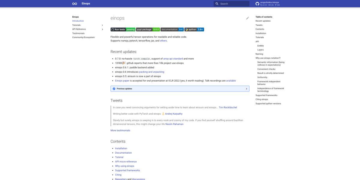 einops入门学习资料汇总 - 简洁可读的张量操作库 - 懂AI