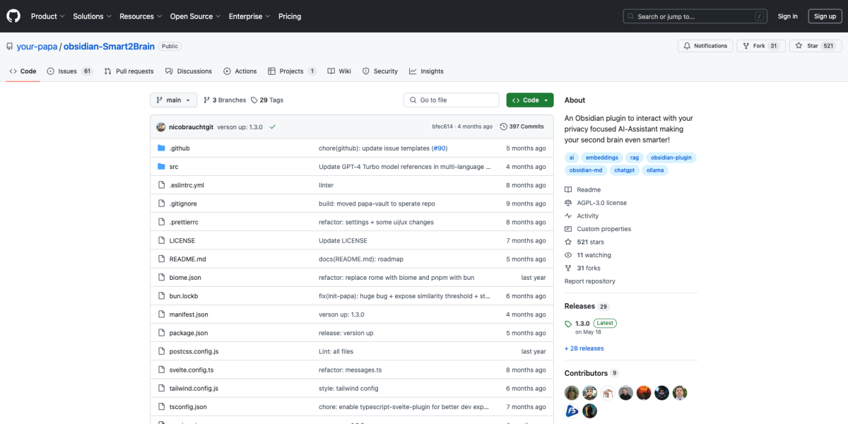 obsidian-Smart2Brain入门指南 - 让你的第二大脑更智能的AI助手插件 - 懂AI