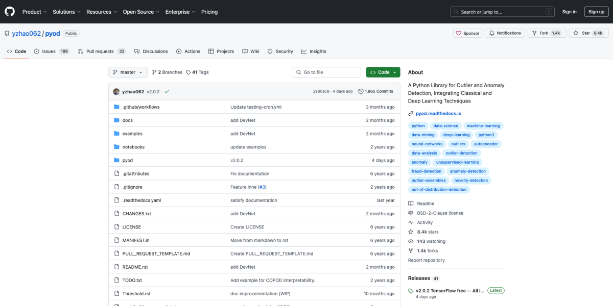 PyOD入门指南 - Python异常检测库的一句话介绍和学习资源 - 懂AI