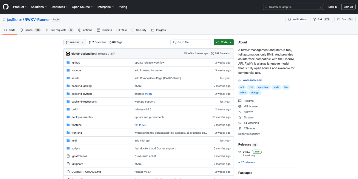 RWKV-Runner学习资料汇总 - 一款自动化RWKV管理与启动工具 - 懂AI