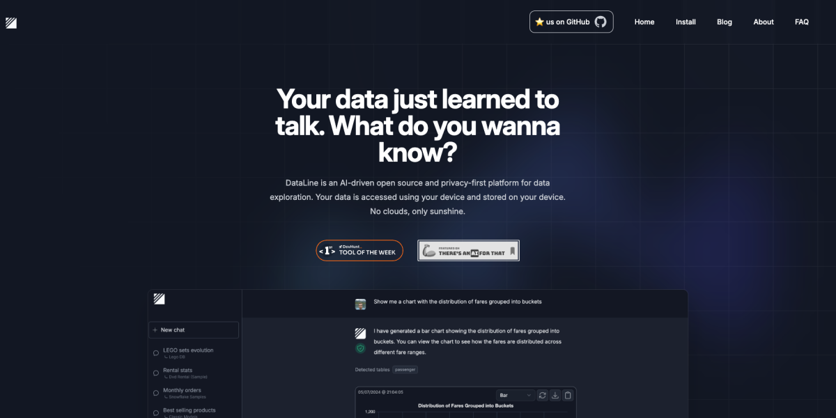 DataLine入门指南 - AI驱动的数据分析与可视化工具 - 懂AI