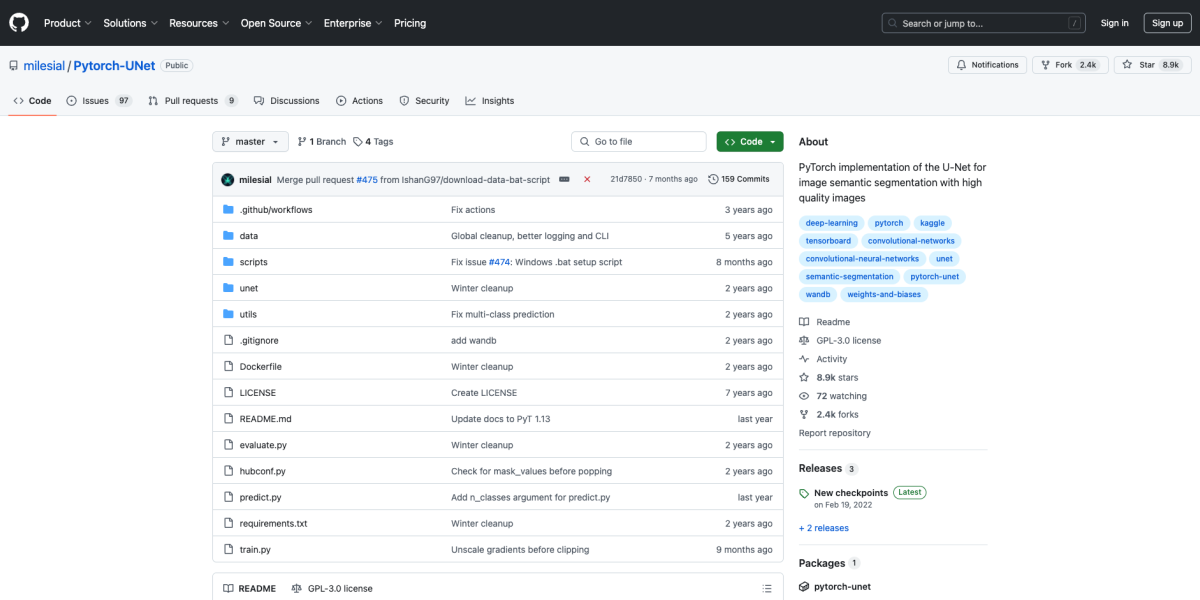 Pytorch-UNet学习资料汇总 - 高质量图像语义分割的PyTorch实现 - 懂AI