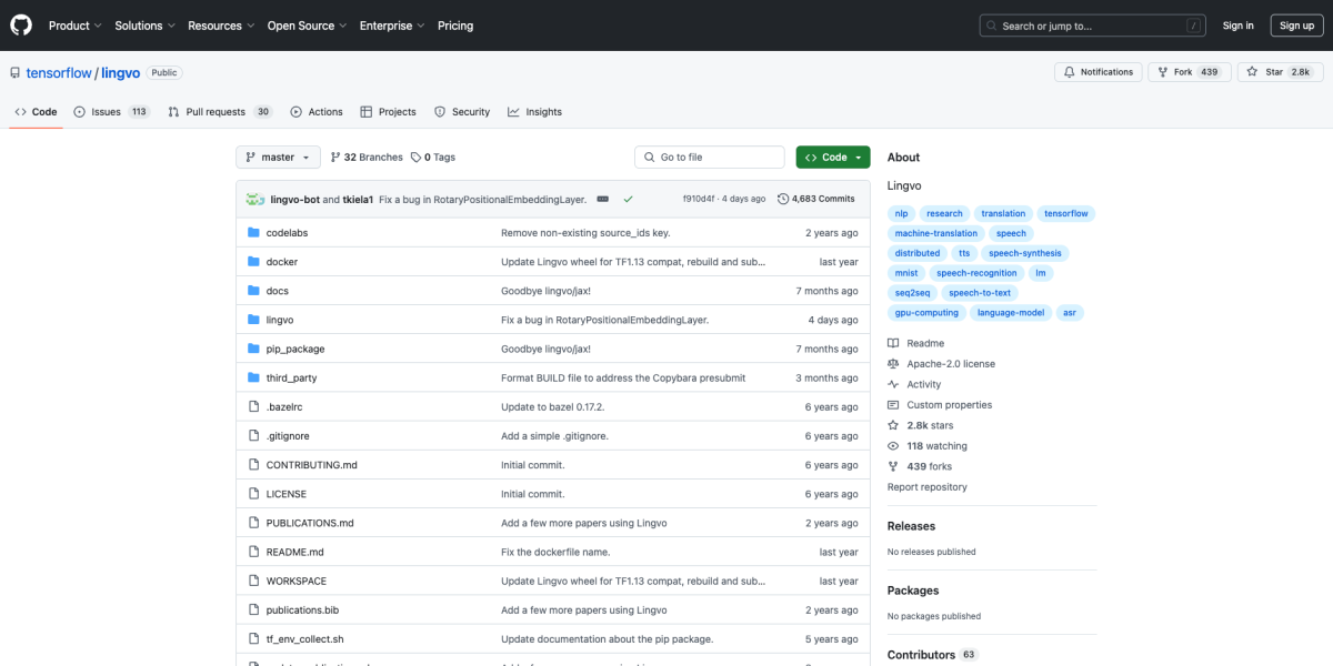 Lingvo学习资料汇总 - TensorFlow下的神经网络构建框架 - 懂AI