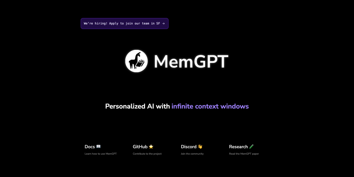MemGPT学习资源汇总 - 打造具有长期记忆和自定义工具的LLM代理 - 懂AI