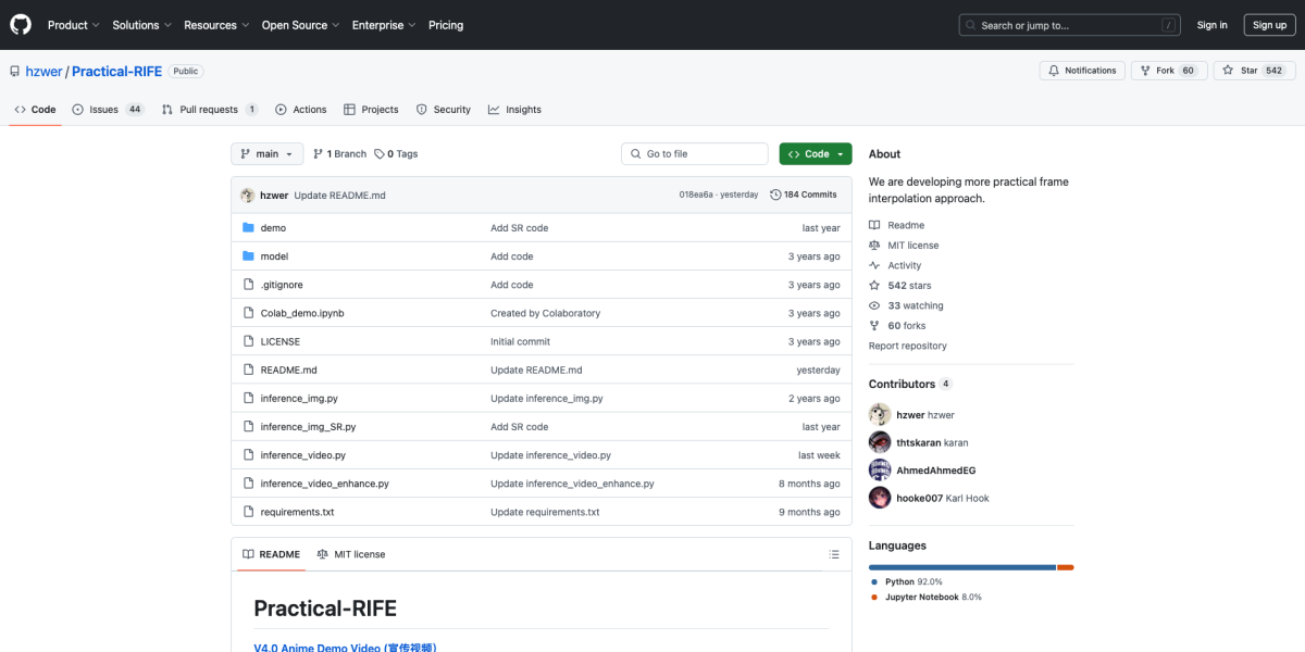 ECCV2022-RIFE学习资源汇总-实时中间流估计实现视频帧插值 - 懂AI