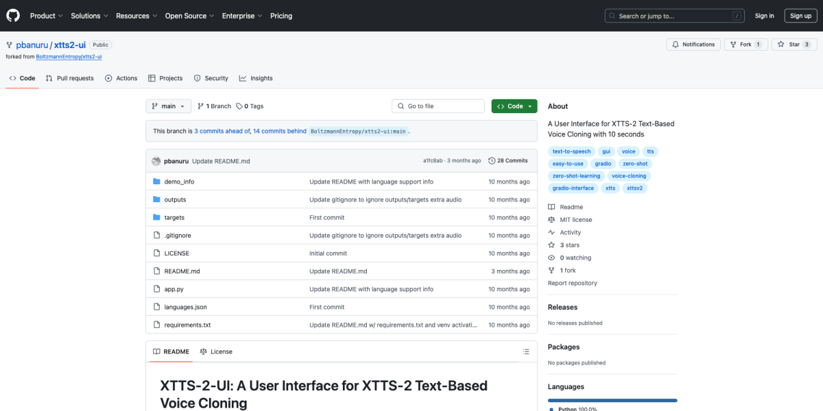 xtts2-ui学习资料汇总 - 仅需10秒语音即可实现文本语音克隆的用户界面 - 懂AI