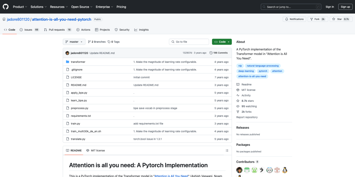 attention-is-all-you-need-pytorch学习资料汇总 - PyTorch实现Transformer模型 - 懂AI