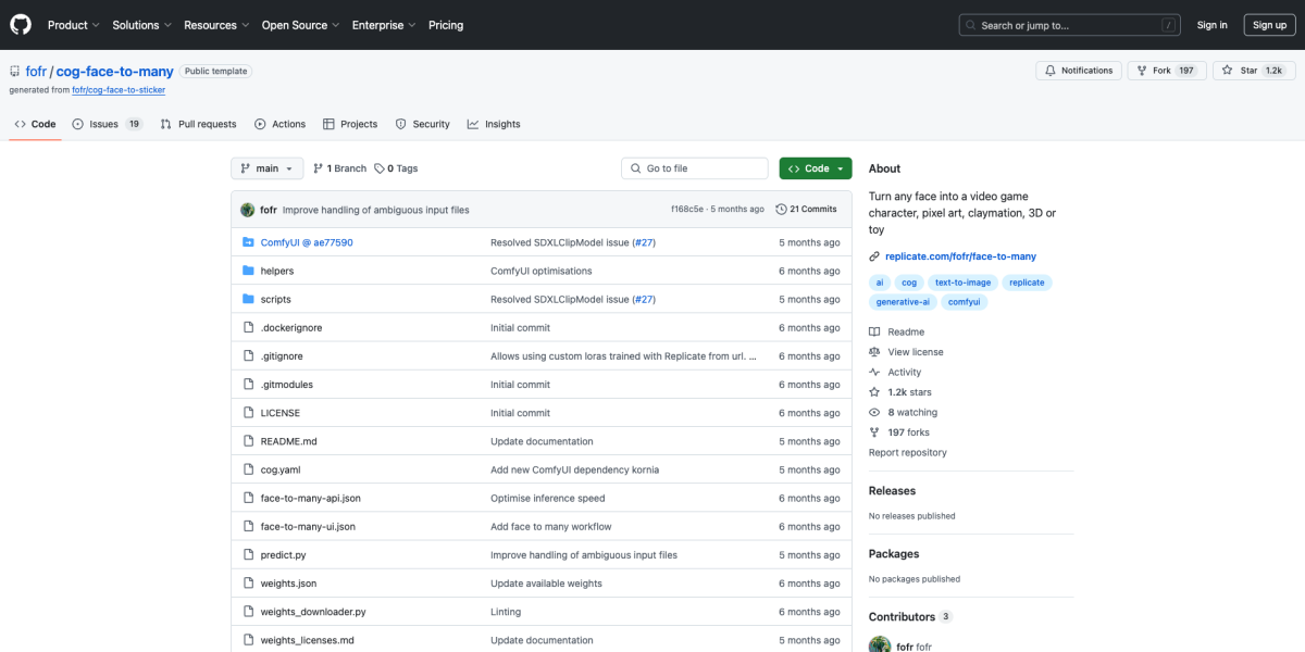 cog-face-to-many学习资料汇总 - 将任意人脸转换为游戏角色、像素艺术、黏土动画、3D或玩具 - 懂AI