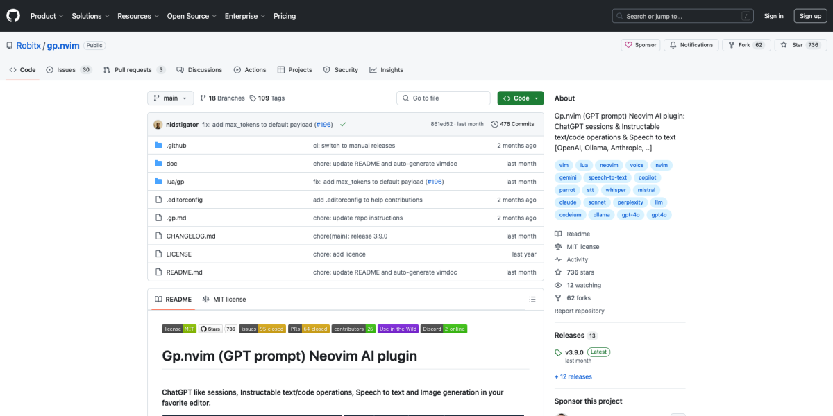 gp.nvim入门指南 - Neovim中的GPT AI助手插件 - 懂AI