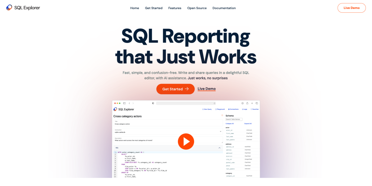 SQL Explorer 学习资源汇总 - 快速简便的SQL查询与报告工具 - 懂AI