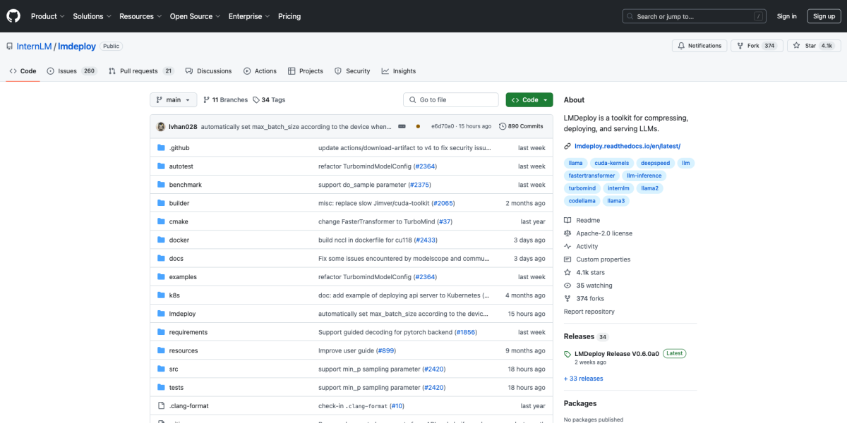 lmdeploy入门学习资料汇总 - 高效的LLM压缩部署和服务工具包 - 懂AI