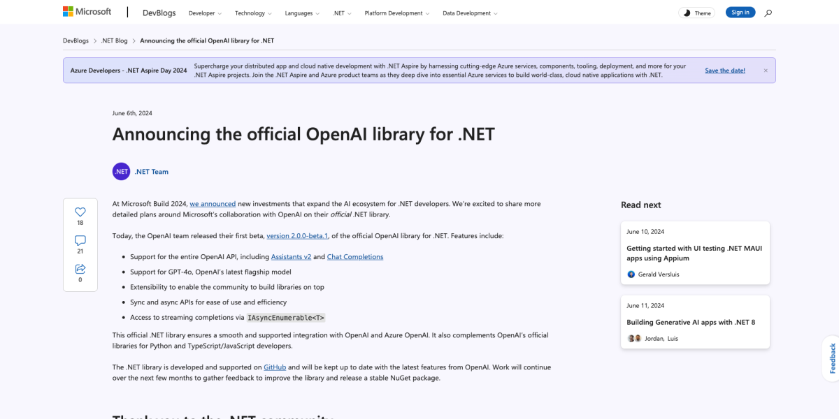 Openai Api Dotnet入门指南 非官方cnet Sdk访问openai Gpt 3 Api 懂ai
