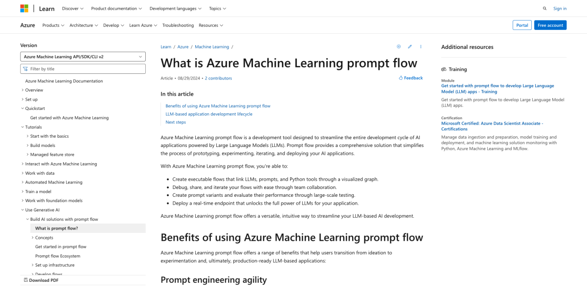 promptflow学习资料汇总 - 高质量LLM应用开发工具 - 懂AI