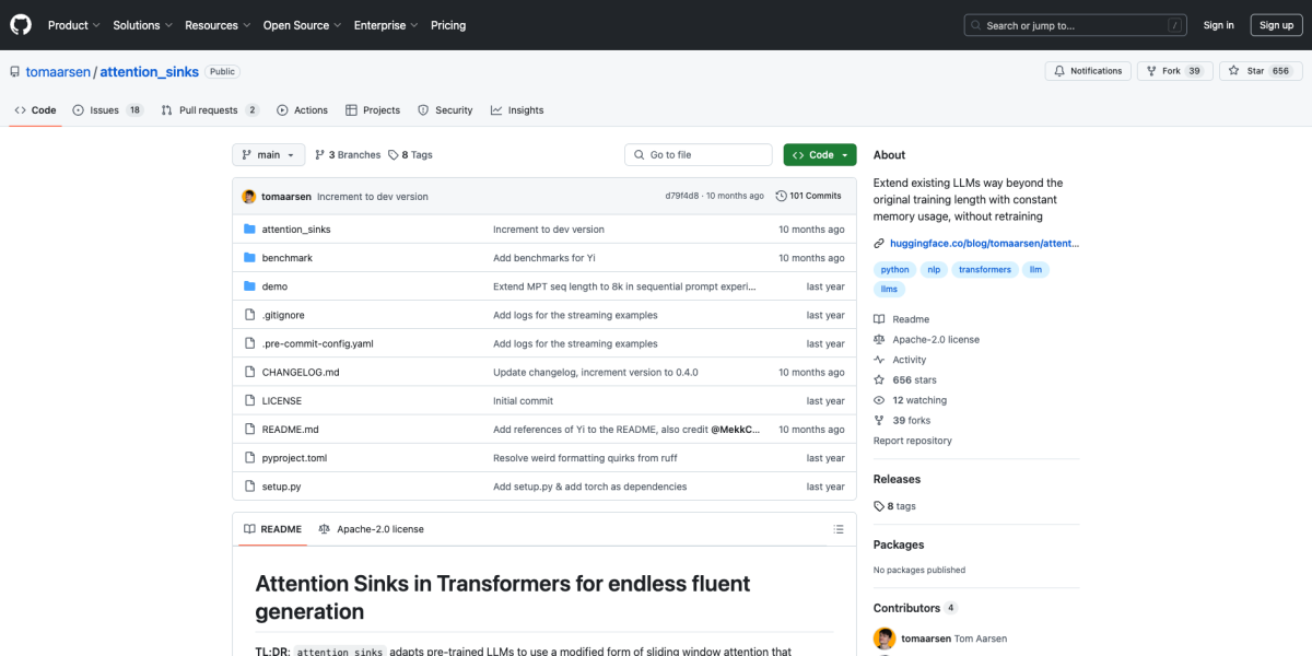 Attention Sinks 入门指南 - 实现无限长度文本生成的高效流式语言模型 - 懂AI